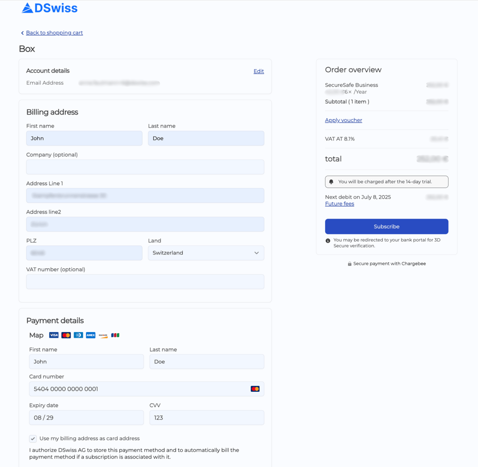 How to create a SecureSafe Account?