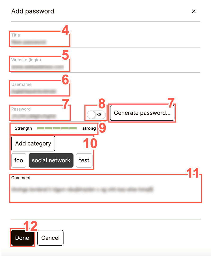 Adding a Password to Your SecureSafe