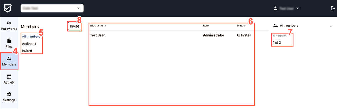 Securing Collaboration: Managing Members of a Team Safe