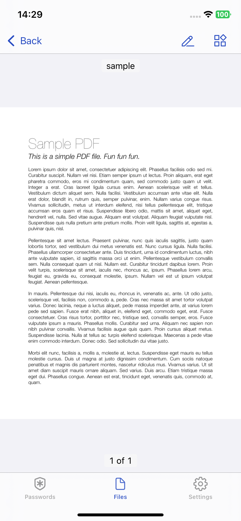 SecureSafe File - Mobile: View files & PDF editor