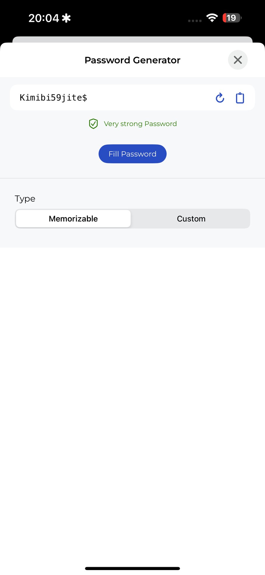 SecureSafe Pass Mobile App: Password Generator