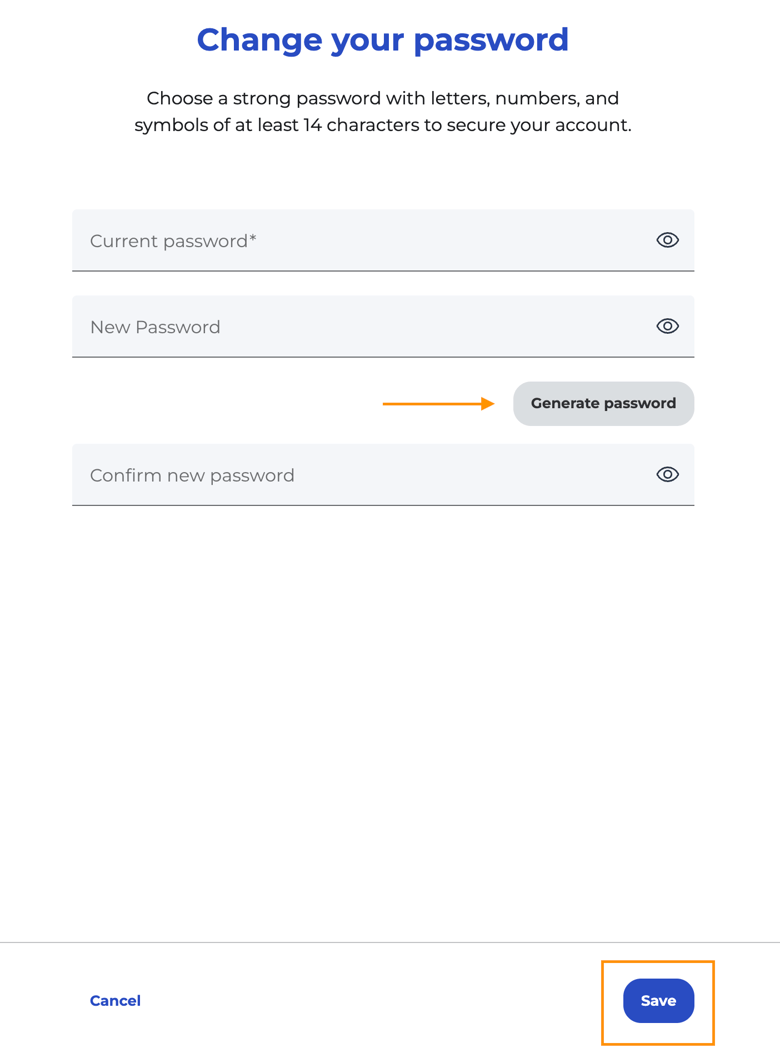 Password and Authentication Method: How to update your password and ...