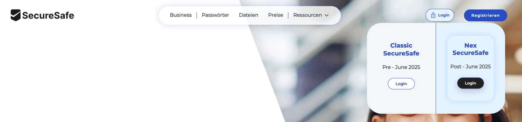What happend to SecureSafe Pass and my login on the securesafe.com website?